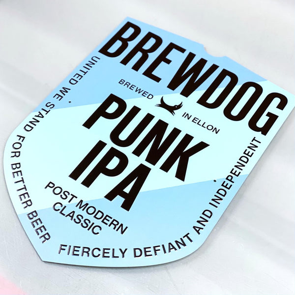 Embossed Metal Bar Signs (Tin Tackers) – BeerBranding.co.uk